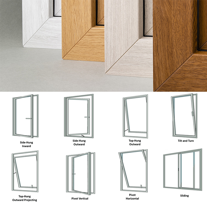 UPVC Windows UPVC Doors UPVC PVC Profiles - Jinan Lumei Construction Material Co., Ltd.