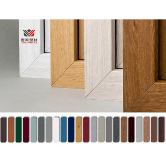 UPVC Window Frame Profiles PVC Window Profile - Jinan Lumei ...