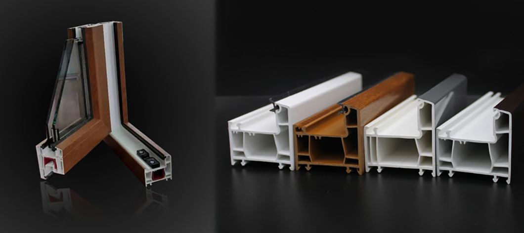 CE Certificated PVC Window Frame - Jinan Lumei Construction Material Co., Ltd.